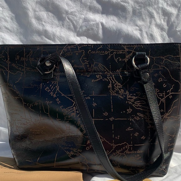 Patricia Nash Black Map Handbags | Paul Smith